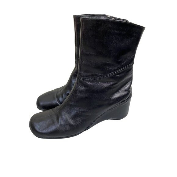 Thierry Rabotin | Shoes | Thierry Rabotin Womens Black Leather Ankle ...
